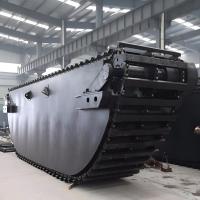 China Heavy Duty Amphibious Excavator Undercarriage Pontoons GET70B High Buoyancy Floats for sale