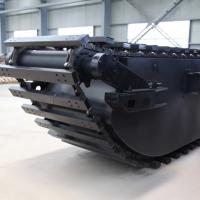 China Amphibious Excavator Pontoon Undercarriage Durable Aluminum Alloy Track System for sale