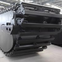 China Amphibious Excavator Pontoon Undercarriage Durable Aluminum Alloy Track System for sale