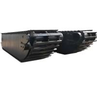 China Amphibious Excavator Pontoon Undercarriage Durable Aluminum Alloy Track System for sale