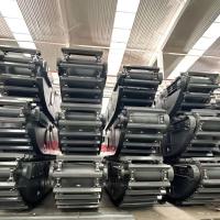 China Amphibious Excavator Additional Pontoons Hydraulic Spuds Deep Water Up To 3M for sale