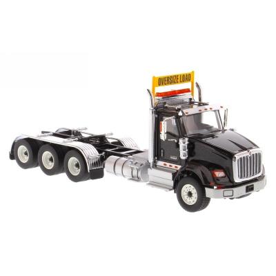 China DM International HX620 Tri-Axle American Flatbed Truck 1/50 Scale Model 71009 for sale