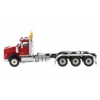 China DM INTERNATIONAL HX620 Tri-Axle American Flatbed Truck 1/50 Scale Model 71008 for sale