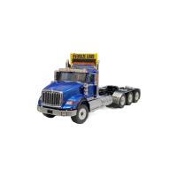 China DM INTERNATIONAL HX620 Tri-Axle American Flatbed Truck 1/50 Scale Model 71007 for sale