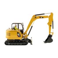 China Diecast Masters Hydraulic Excavator Model with Tools Alloy Construction Vehicle 1/32 Scale 85239C for sale