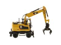 China Diecast Masters DM M318F Wheeled Excavator Model 1/50 Scale Construction Vehicle 85508 for sale