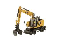 China Diecast Masters DM M318F Wheeled Excavator Model 1/50 Scale Construction Vehicle 85508 for sale