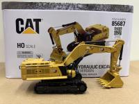 China DM 1/87 Scale Heavy Excavator Construction Vehicle Diecast Model 85687 Collectible for sale