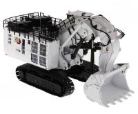 China DM85653 Limited White Mining Excavator Diecast Engineering Vehicle CCM Model 1/87 Scale for sale