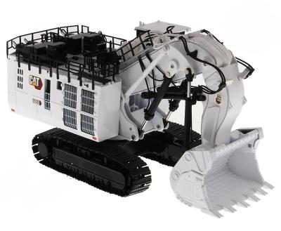 China DM85653 Limited White Mining Excavator Diecast Engineering Vehicle CCM Model 1/87 Scale for sale