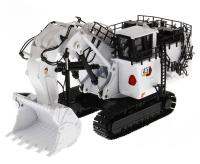China DM85653 Limited White Mining Excavator Diecast Engineering Vehicle CCM Model 1/87 Scale for sale