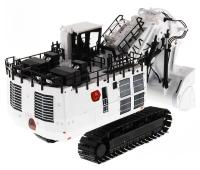 China DM85653 Limited White Mining Excavator Diecast Engineering Vehicle CCM Model 1/87 Scale for sale