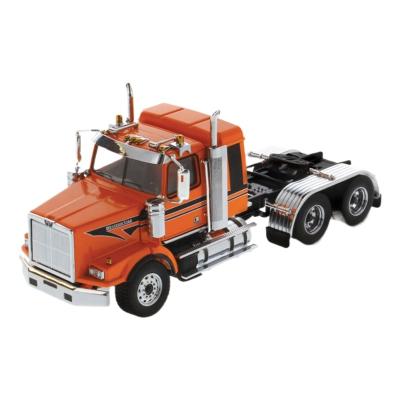 China DM Western Star 4900 SB International 2-Axle American Flatbed Truck 1/50 Model 71063 for sale