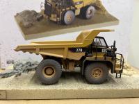 China DM 1/50 Scale Heavy Duty Off-Highway Dump Truck Muddy Special Edition Diecast Model 85756 for sale