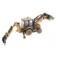 China Diecast Masters 420F2IT Skid Steer Loader Backhoe Mud Paint Finish Model DM Limited 85755 1/50 for sale