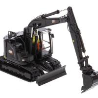 China DM 1/50 Construction Excavator Engineering Vehicle Model 85957K Black Collectible for sale