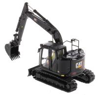 China DM 1/50 Construction Excavator Engineering Vehicle Model 85957K Black Collectible for sale