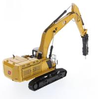 China DM 1/50 Scale Heavy Duty Excavator Demolition Hammer Grapple Construction Model 85709 for sale