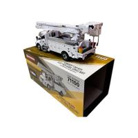 China DM 1/32 Kenworth T380 Aerial Work Platform Truck Alloy Construction Vehicle Model 71100 for sale