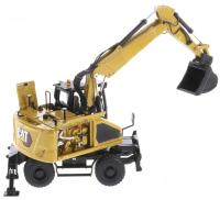 China 1/50 Scale Diecast Masters M318 Wheeled Excavator DM Construction Alloy Digger Model 85956 for sale