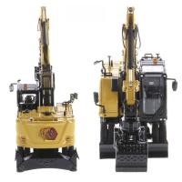 China 1/50 Scale Diecast Masters M318 Wheeled Excavator DM Construction Alloy Digger Model 85956 for sale