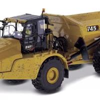 China DM 1:50 Scale Articulated Truck Weathered Dump Truck Model 85704 Diecast Collectible for sale