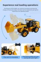 China 950M Loader Remote Control Simulation Kids Toy 1:24 Scale Electric Construction Vehicle for sale