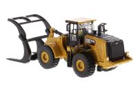 China DM 1:87 972M Wheel Loader Log Fork Engineering Vehicle Model 85950 for sale