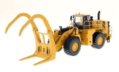 China DM 988K Wheel Loader with Log Grapple Wood Handler Engineering Model 1:50 85917 for sale