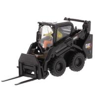 China DM 242D3 Skid Steer Loader Alloy Engineering Model Black Version 1:50 85676BK for sale