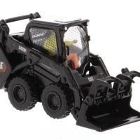 China DM 242D3 Skid Steer Loader Alloy Engineering Model Black Version 1:50 85676BK for sale