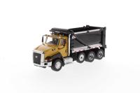 China DM 1:50  CT660 Day Cab Automated Dump Truck Yellow Alloy Model 85668 for sale