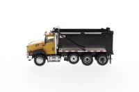 China DM 1:50  CT660 Day Cab Automated Dump Truck Yellow Alloy Model 85668 for sale