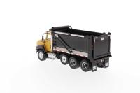China DM 1:50  CT660 Day Cab Automated Dump Truck Yellow Alloy Model 85668 for sale