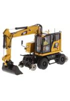China DM 1:50  M323F Multifunctional Railway Wheeled Excavator Alloy Model 85662 for sale