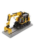 China DM 1:50  M323F Multifunctional Railway Wheeled Excavator Alloy Model 85661 for sale