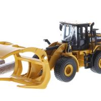 China 1:64 DM Diecast Masters Wheel Loader Log Forklift Attachment Model 85635 Collectible for sale