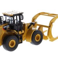 China 1:64 DM Diecast Masters Wheel Loader Log Forklift Attachment Model 85635 Collectible for sale
