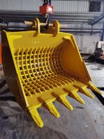 China Heavy Duty Skeleton Bucket for 330 Excavator with Customizable Tine Spacing and High-Strength Wear-Resistant Steel for sale