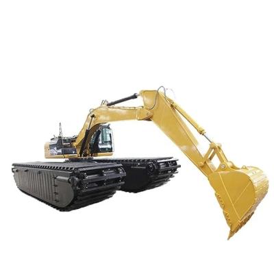 China Customized Amphibious Excavator Floating Pontoon Track Shoe Chain for SY135 320D Hydraulic Walking Motor Supplier for sale