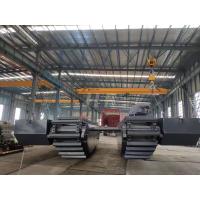 China Customized Amphibious Excavator Floating Pontoon Track Shoe Chain for SY135 320D Hydraulic Walking Motor Supplier for sale
