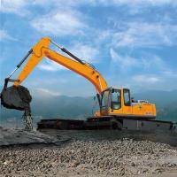 China Customization Amphibious Excavator Floating Pontoon Undercarriage for Sany SY135C Swamp Excavator Manufacturer for sale