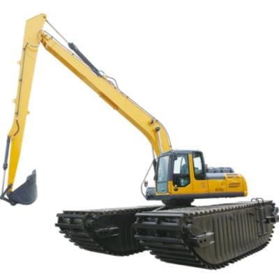 China Customization Amphibious Excavator Pontoon Undercarriage Swamp Crawler Floating Platform for Excavators Supplier for sale