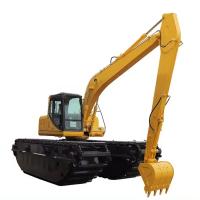 China Customized Floating Pontoon Undercarriage for Amphibious Excavator Swamp Marsh Wetlands Conversion Supplier for sale