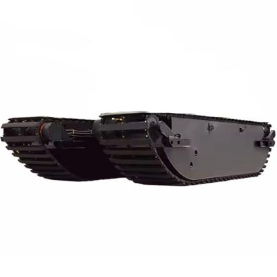 China Custom Amphibious Excavator Track Pontoon for Swamp Wetland Marshland Undercarriage Various Models Supplier for sale