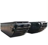 China Custom Amphibious Excavator Undercarriage Swamp Pontoons Floating Crawler System Manufacturer Supplier for sale