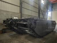 China Custom Amphibious Excavator Undercarriage Swamp Pontoons Floating Crawler System Manufacturer Supplier for sale