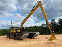 China Custom Amphibious Excavator Undercarriage Swamp Pontoons Floating Crawler System Manufacturer Supplier for sale