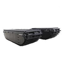 China Custom 40 Ton Amphibious Excavator Swamp Buggy Wetland Digger with Floating Pontoon Undercarriage Supplier for sale
