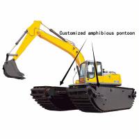 China Customized Amphibious Excavator Floating Undercarriage Float Pontoon for Sale Heavy Equipment Supplier for sale